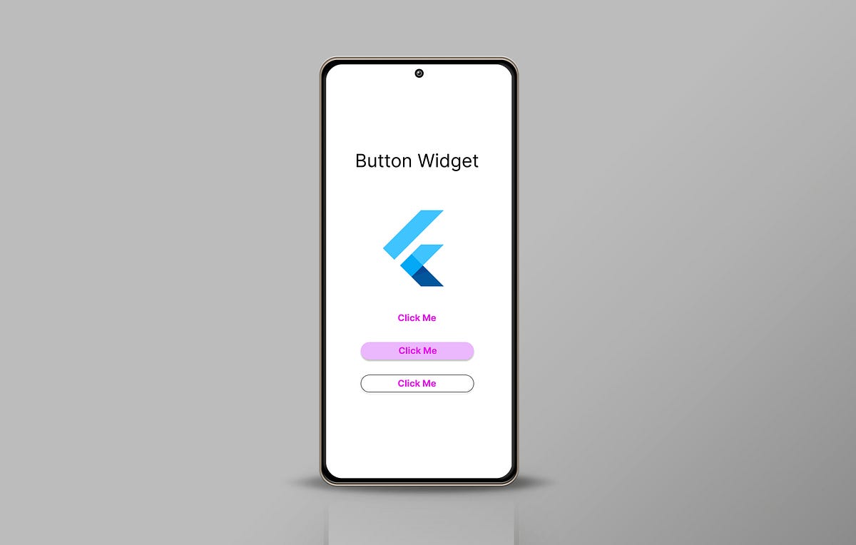 New Widget Button In Flutter With Flutter We Can Make User Interface By Hendrik Setiawan