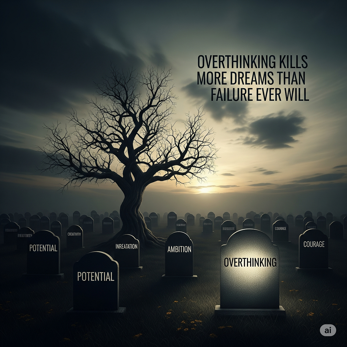Overthinking Kills More Dreams Than Failure Ever Will - Akshat Raj - Medium
