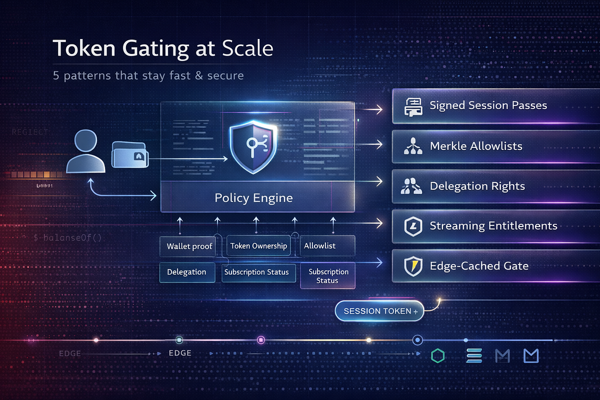 Token Gating That Scales: 5 Patterns That Hold | by Vectorlane | Medium