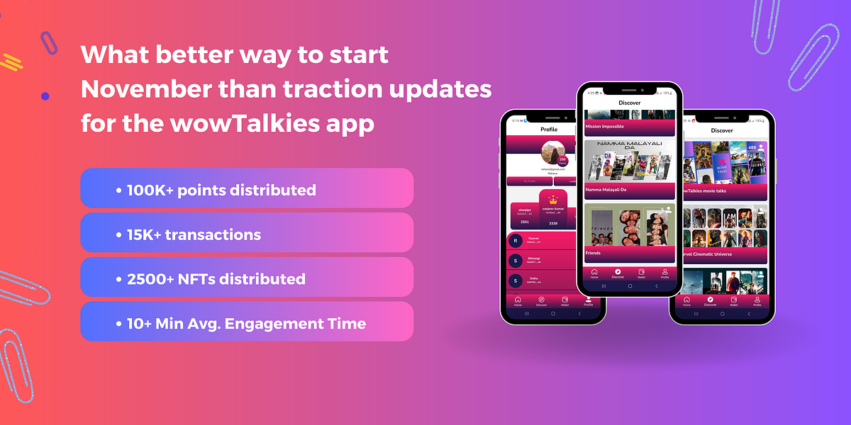The wowTalkies App: Fandom Unleashed- November update | by wowTalkies | Nov, 2023 | Medium