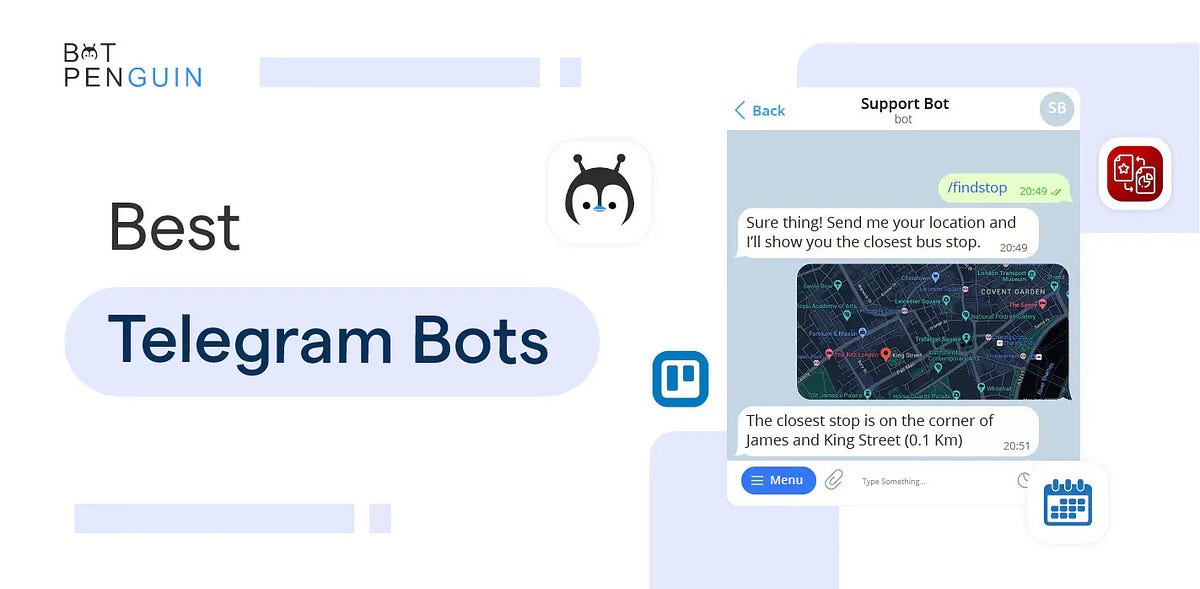 10 Best Telegram Bots 2023. Telegram is not just a messaging app… | by ...