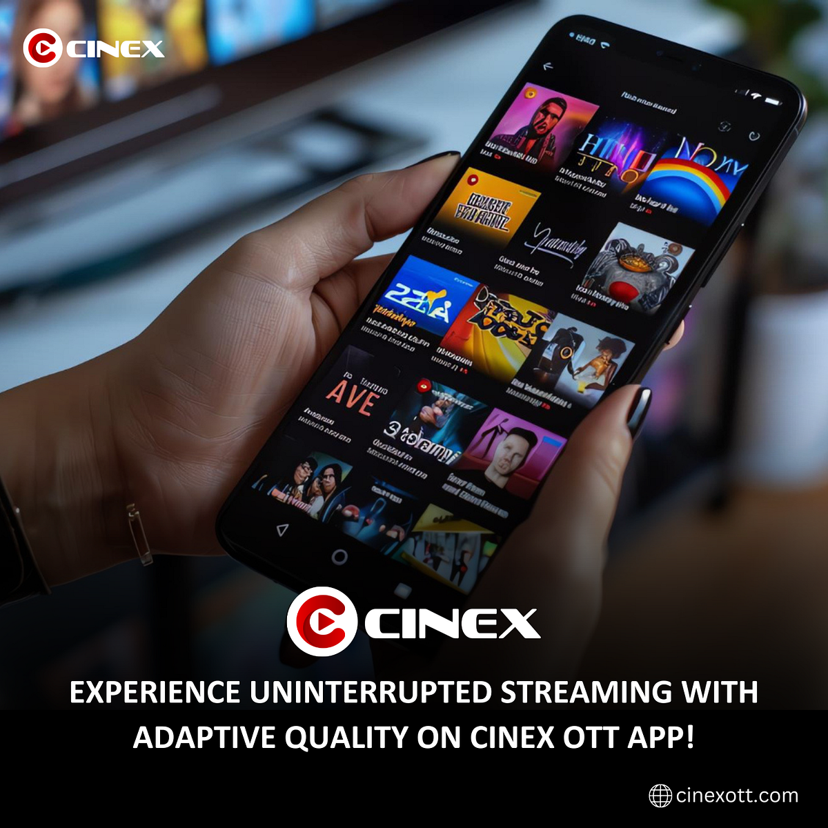 Experience Uninterrupted Streaming with Adaptive Quality on Cinex OTT ...