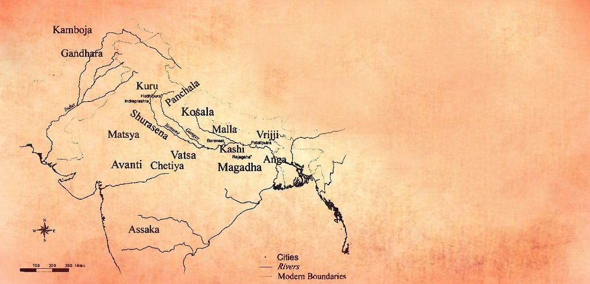 Unveiling the Glorious Era of the 16 Mahajanapadas and Their Mighty ...