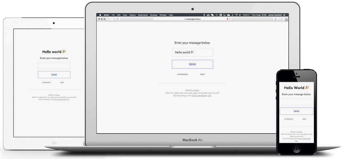 Introducing Chirp Messenger 🎉. Chirp Messenger uses your computer’s ...