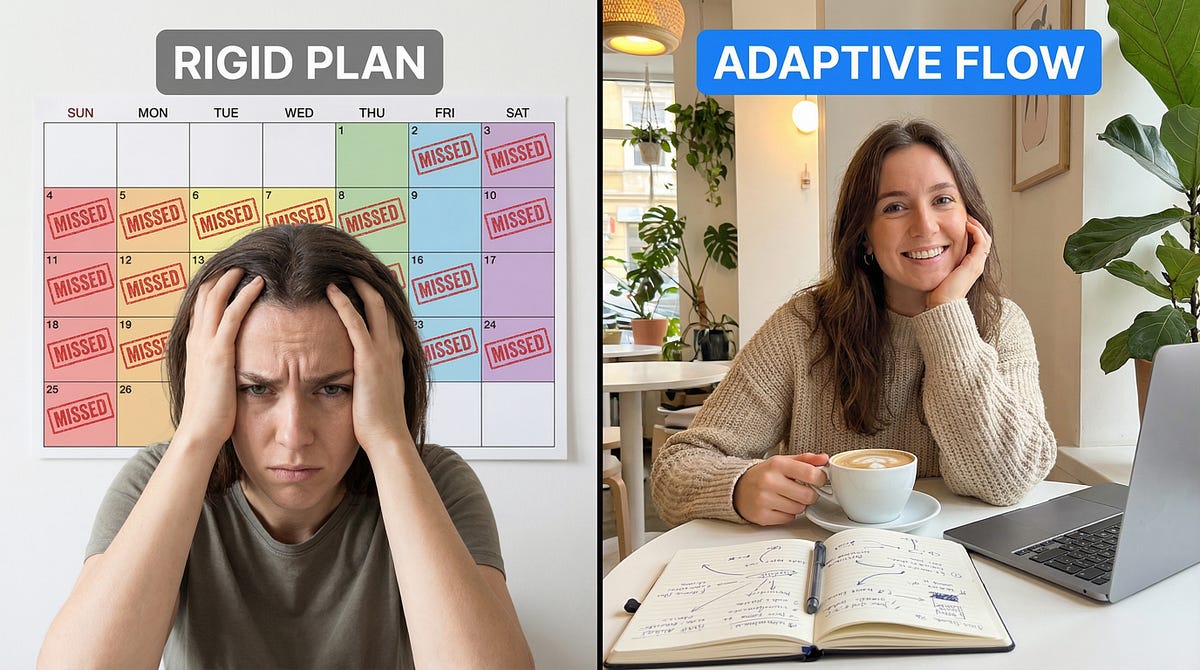 Stop Planning Like a Robot. Use This “Adaptive Momentum Planner” Prompt ...