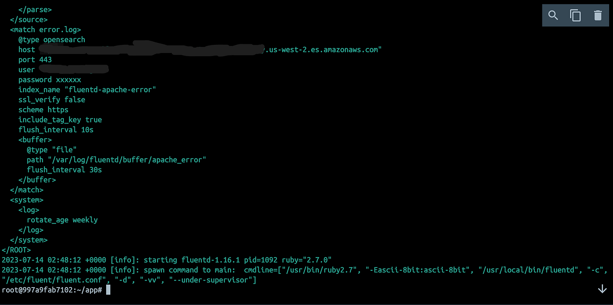 Using Fluent to send apache logs to Opensearch | by Bertrand Oubida | Medium