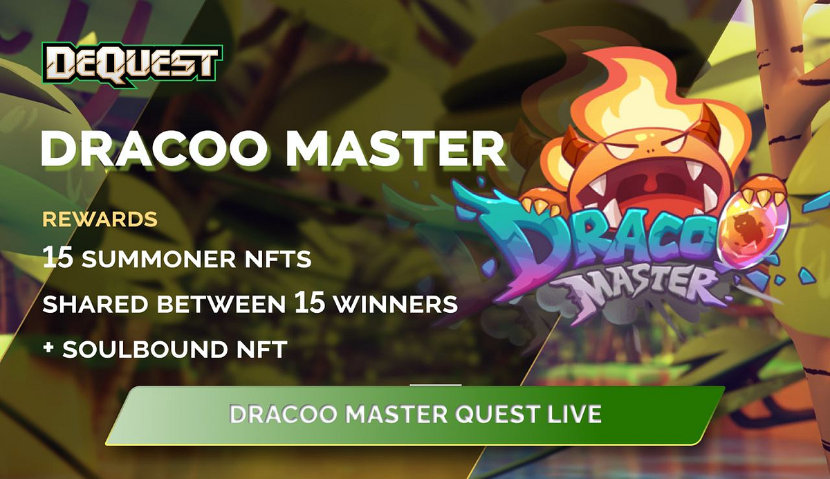 DeQuest pushes out new questline for Dracoo Master | by Raf | DeQuest | Medium
