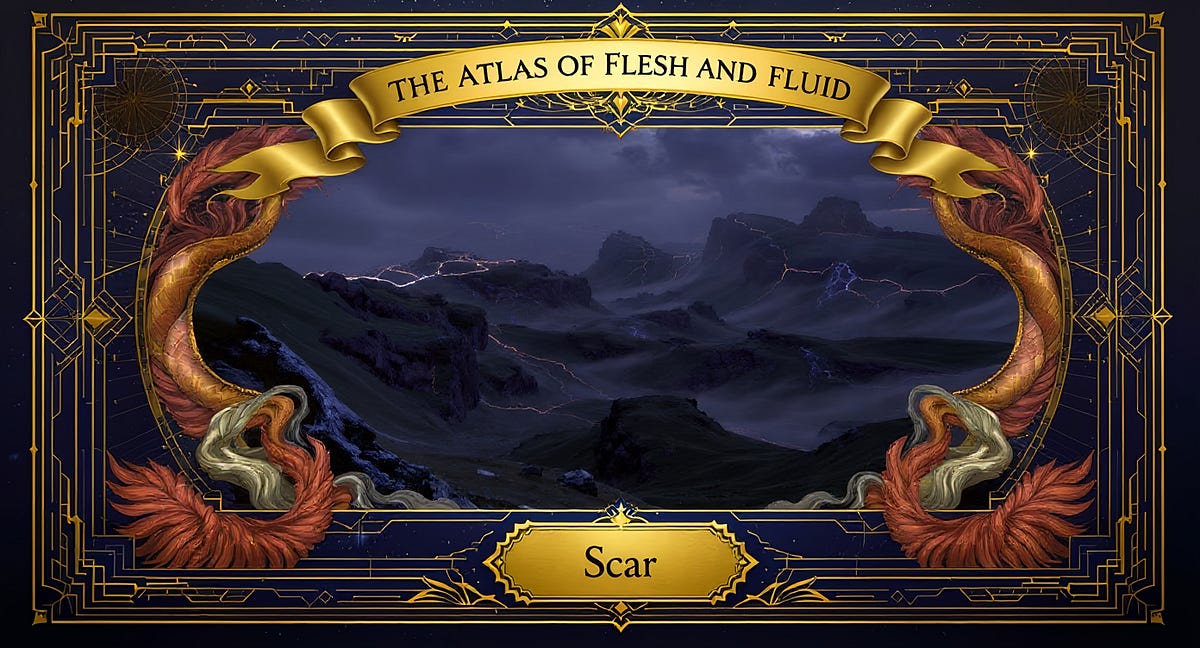 Cartography of the Country of Scar | Atlas of Flesh and Fluid | The Atlas of Flesh and Fluid
