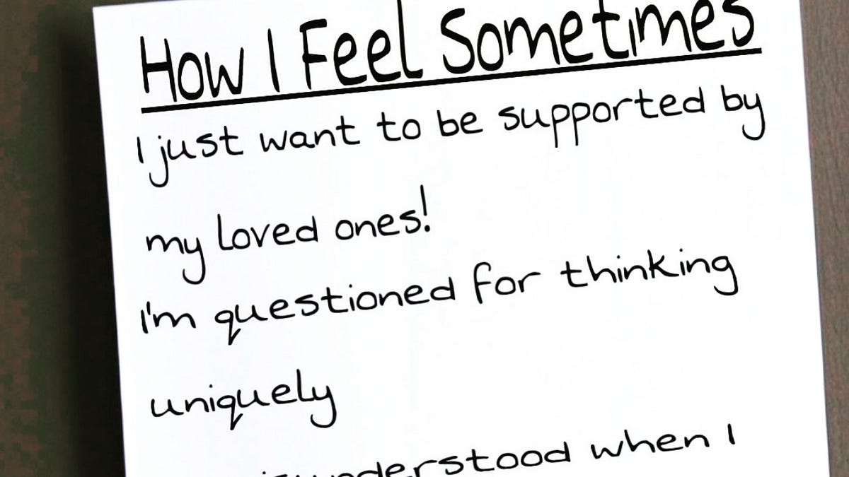 How I Feel Sometimes. Sometimes I feel that I’m accepted… | by Michael ...