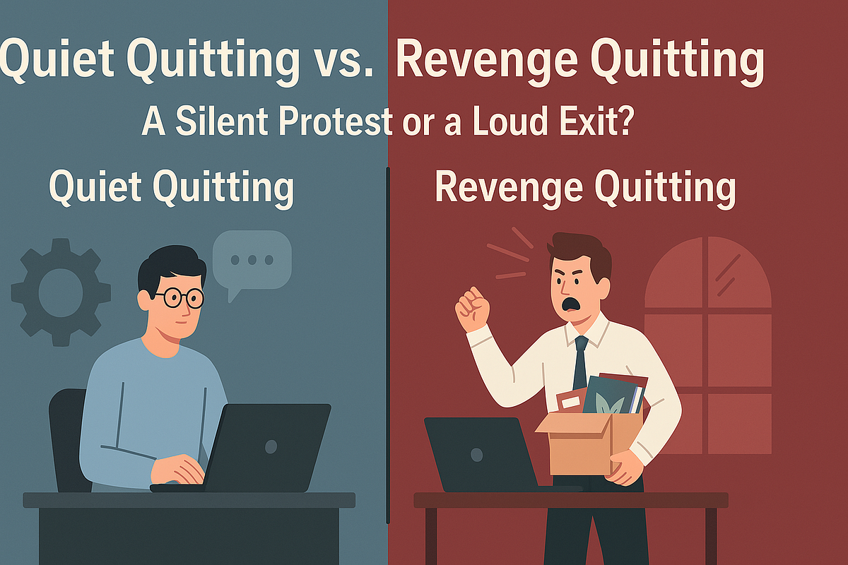 Quiet Quitting vs. Revenge Quitting: A Silent Protest or a Loud Exit ...