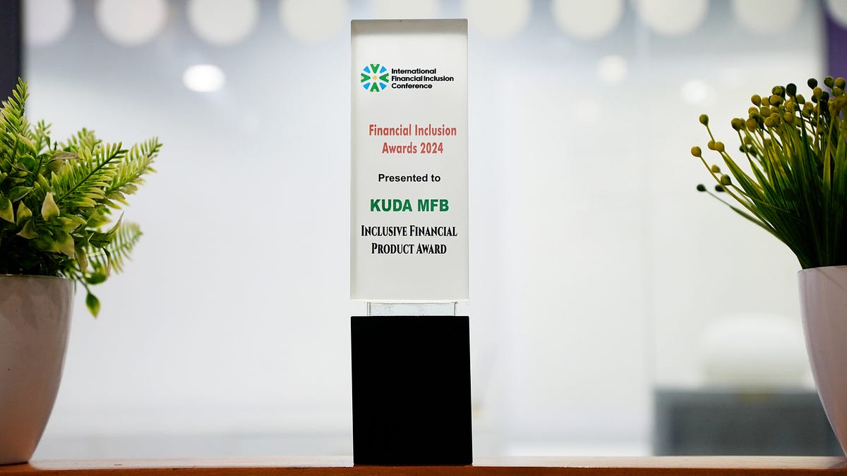 Kuda MFB Wins Financial Inclusion Award | Medium