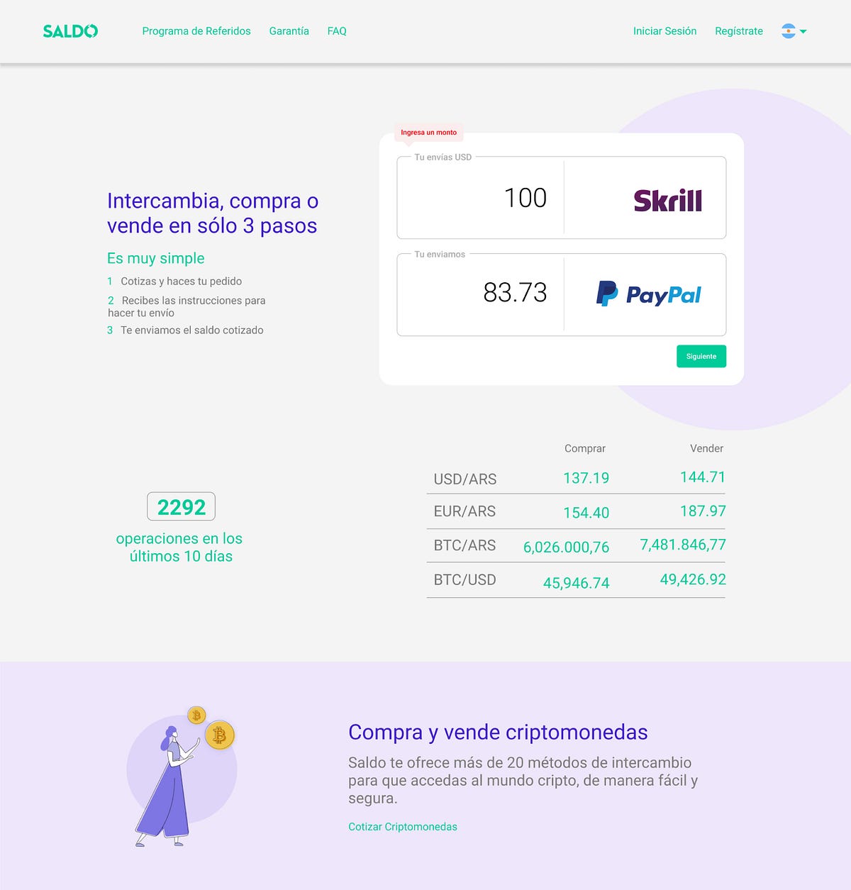 UI Design 2021 for Saldo.Ar, our Mendoza’s fintech | by Melany ...