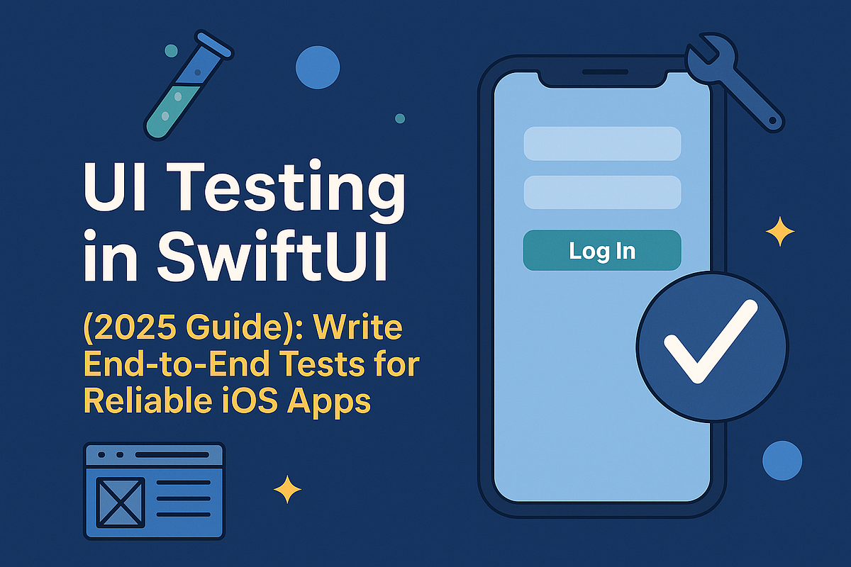 UI Testing in SwiftUI (2025 Guide): Write End-to-End Tests for Reliable ...