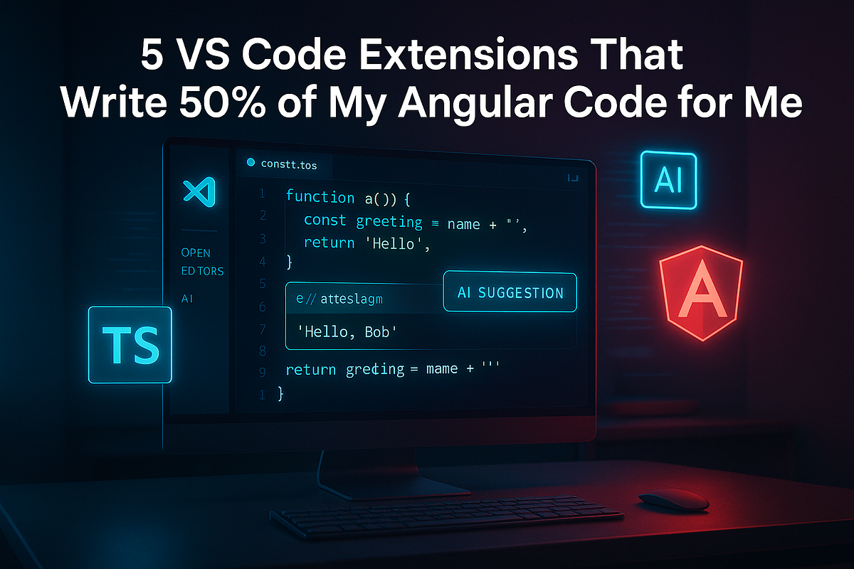 5 VS Code Extensions That Write 50% of My Angular Code for Me | by ...