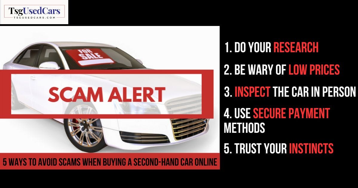Top 5 Ways to Stay Safe When Buying a Used Car Online | by Tsgcarbazar ...