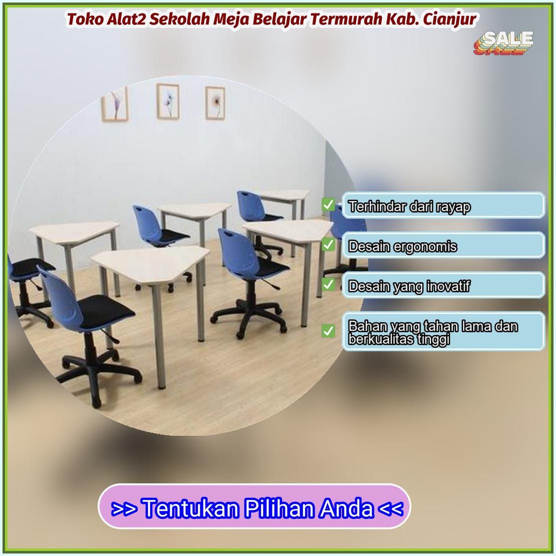 Toko Alat2 Sekolah Meja Belajar Termurah Kab Cianjur - Sekolahmejabelajar - Medium