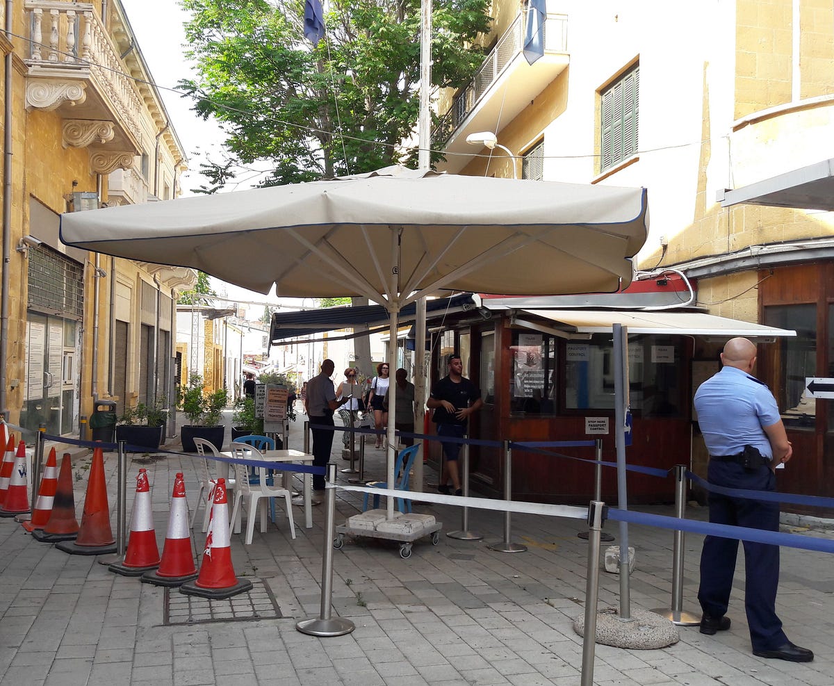 Ledra Street checkpoint. With the fall of the Berlin Wall… | by Keith ...