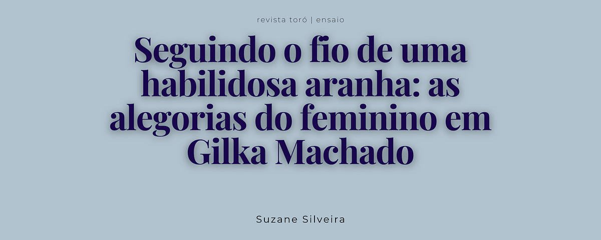 Seguindo o fio de uma habilidosa aranha: as alegorias do feminino em ...