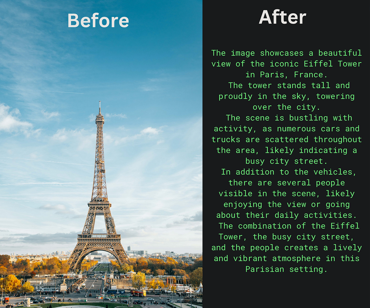 Generate a summary of an image with an LLM in Python | by Roman Orac | Python in Plain English
