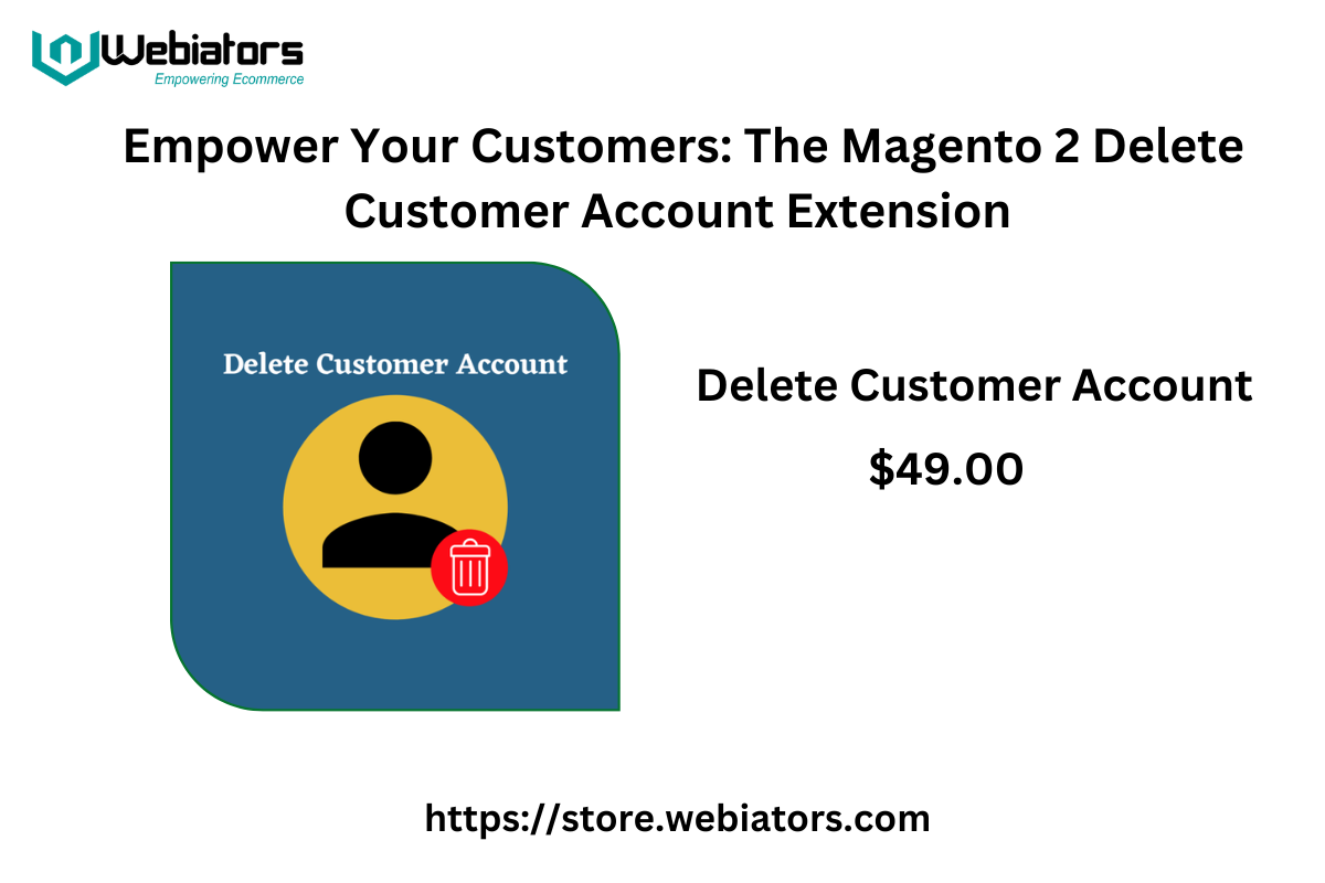 Empower Your Customers: The Magento 2 Delete Customer Account Extension | by Webiators ...