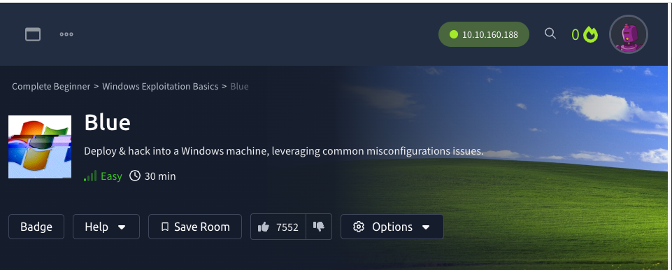 TryHackMe: windows exploitation basics> Blue | by Mamadou Diallo | Medium