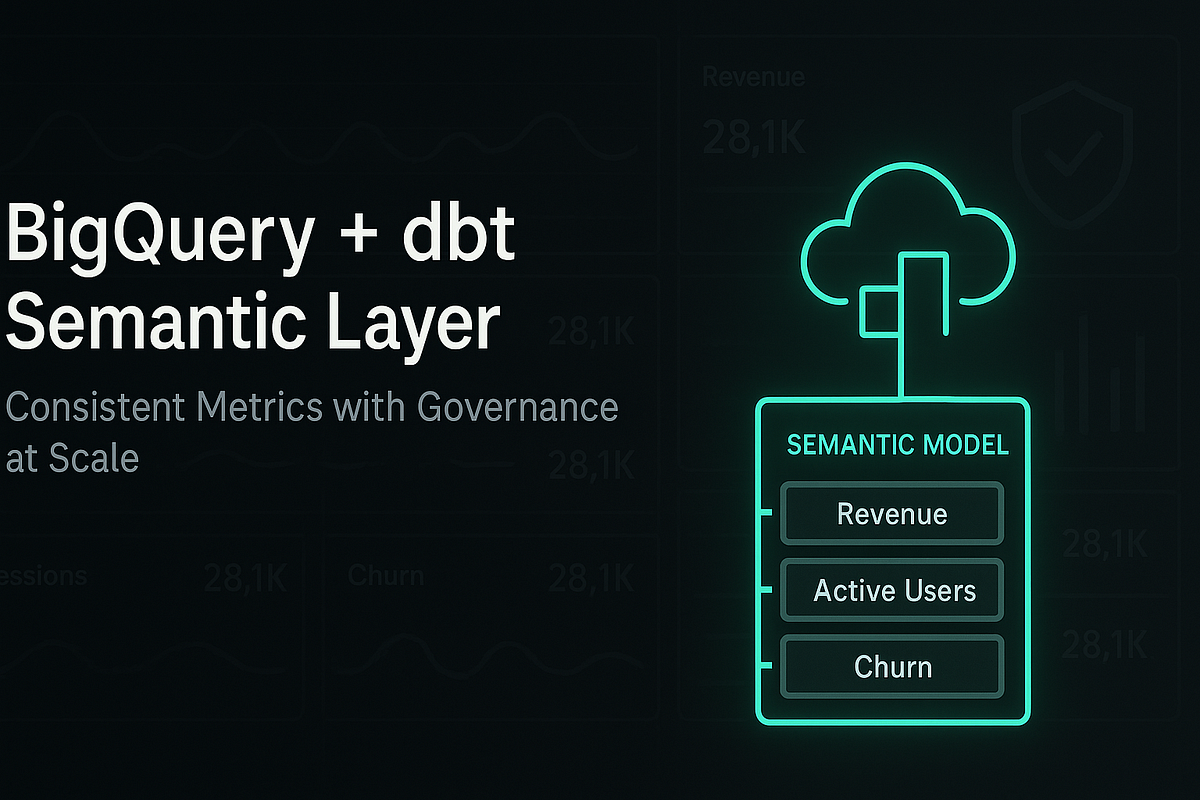 BigQuery + dbt Semantic Layer: Consistent Metrics with Governance at Scale | by Nikulsinh Rajput ...
