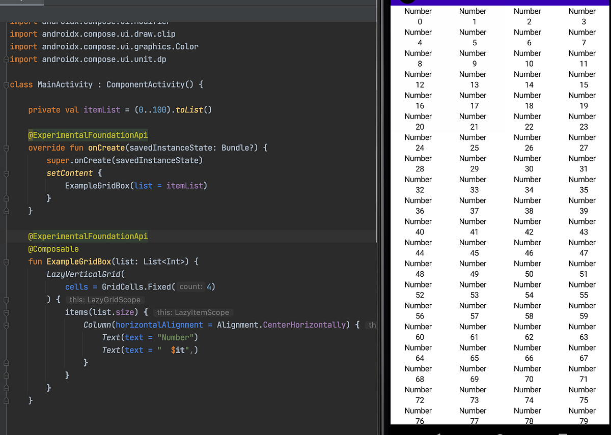 Day 14 Compose GridLayout - Teng Wang - Medium
