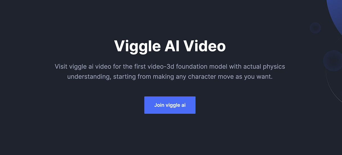 The open source webui for viggle ai video | by Tap4.AI | Medium