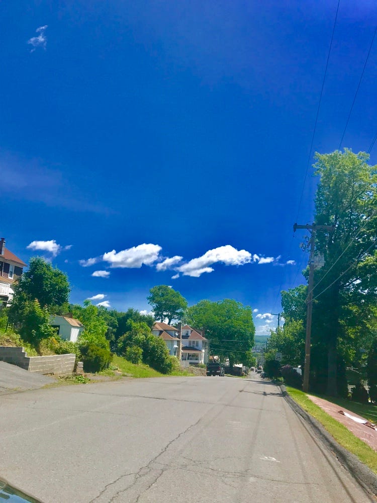 Yesterday…. While driving we noticed a cloud | by Susan Christiana | Medium