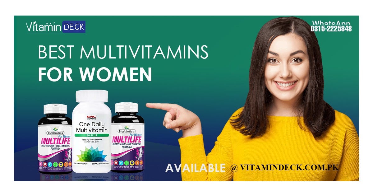 Multivitamins For Women In Pakistan - Vitamin DECK - Medium