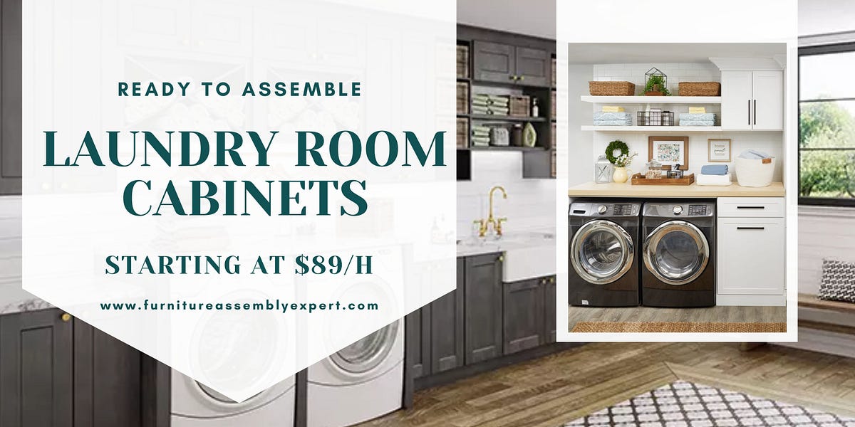 Ready to Assemble Laundry Room Cabinets | Furniture Assembly Expert ...