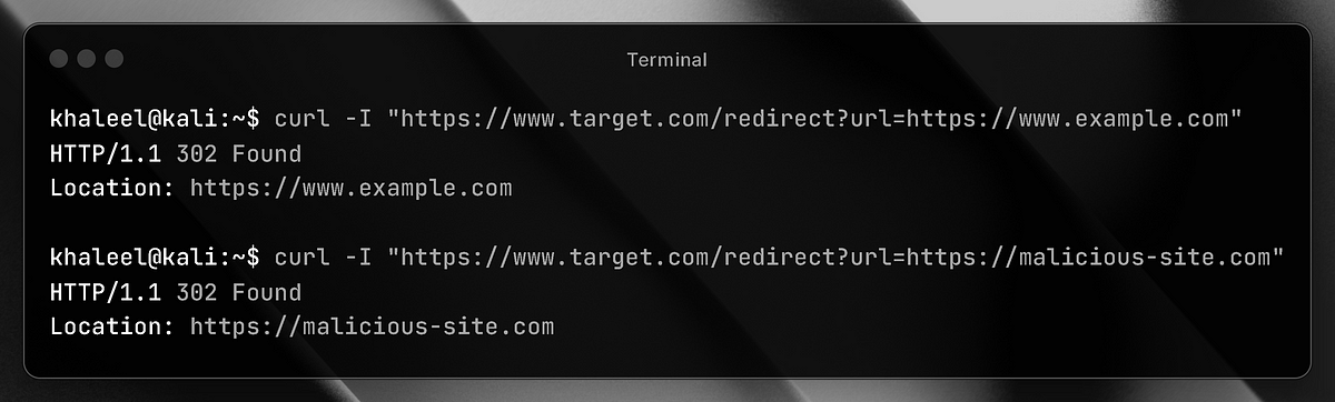 How Hackers Exploit Open Redirection Using Curl By Khaleel Khan T3ch Medium 8756