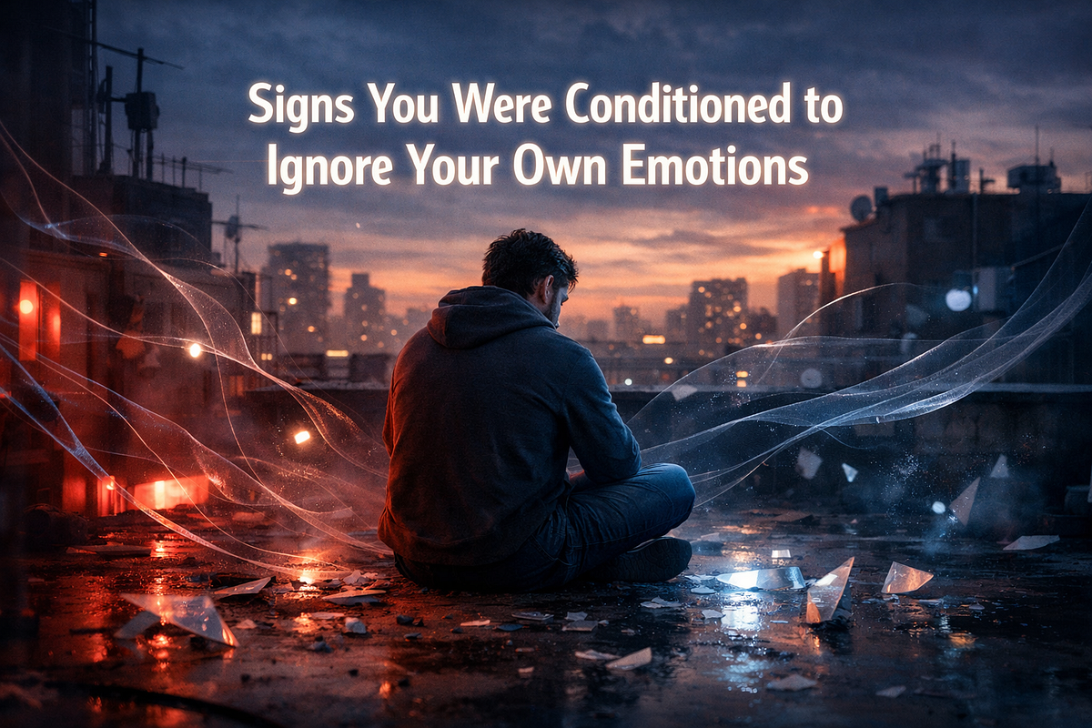 Signs You Were Conditioned to Ignore Your Own Emotions | by Huzaifa ...