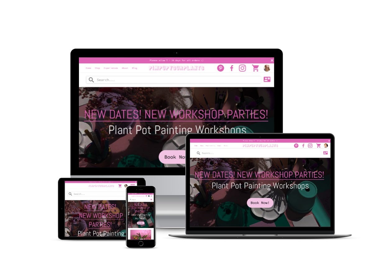 Case Study: Pimp Up Your Plants Website Re-Design Project | by Ike ...