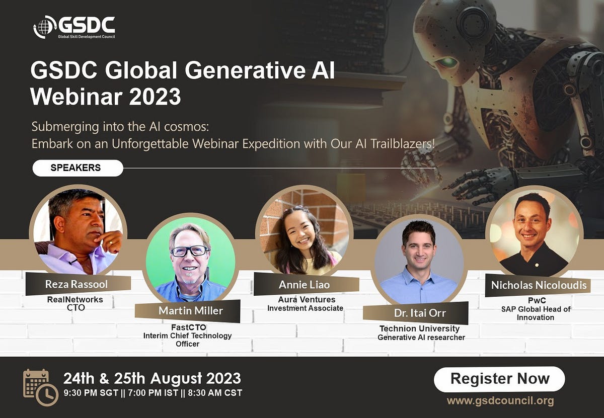 Global Generative AI Webinar 2023 | by Mily Smith | Medium