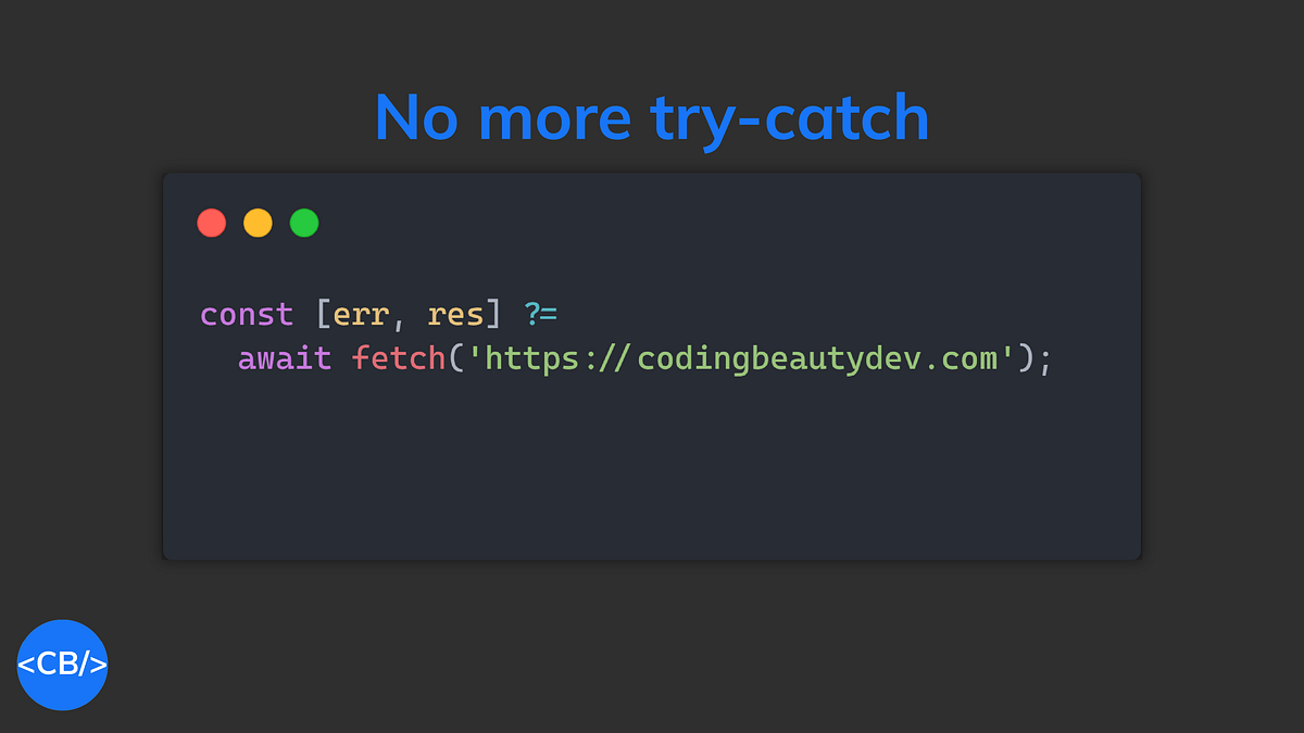 This new JavaScript operator is an absolute game changer | by Tari ...