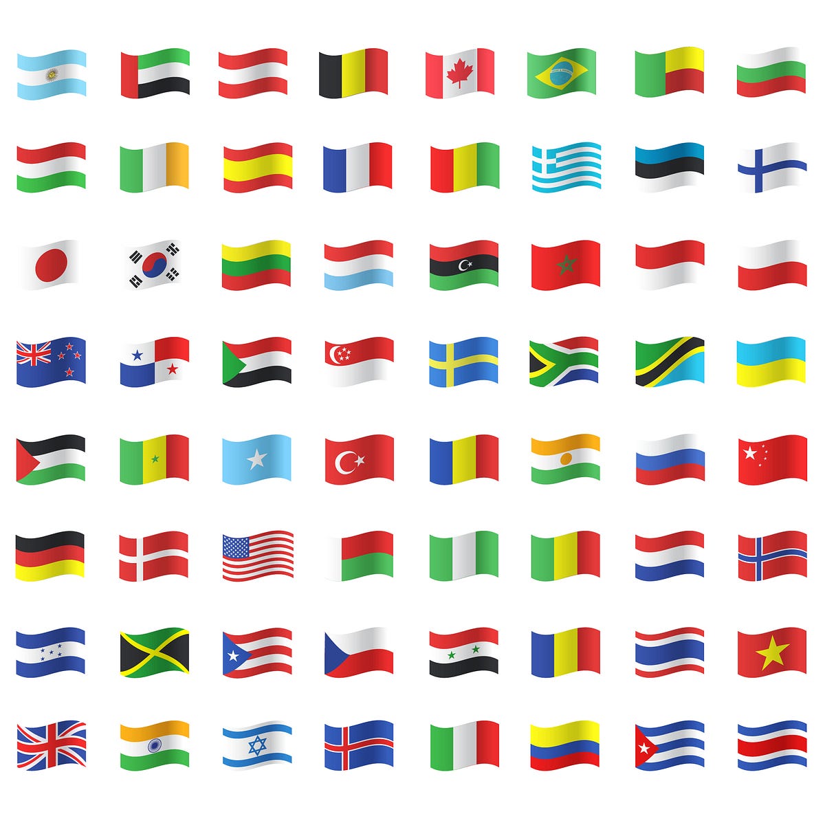 How to transform country codes into emoji flags (straightforwardly ...