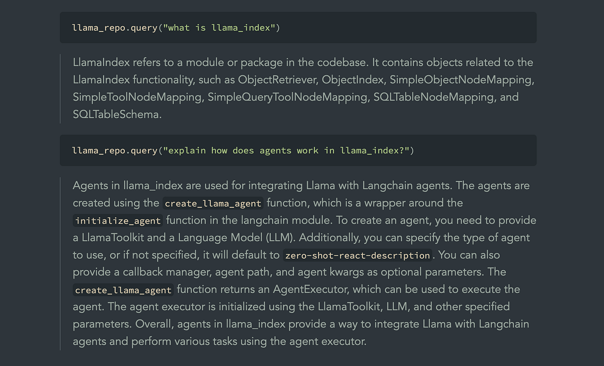 QA git repo effortlessly with LlamaIndex | by Haiyang(Ocean) Li | Medium