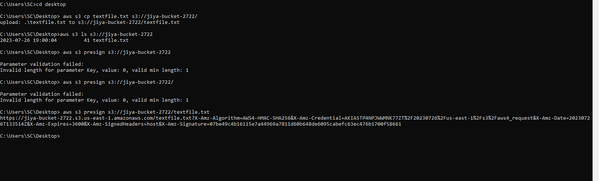 Launch S3 Bucket using CLI (Command Line Interface) | by Anjali Jain | Medium