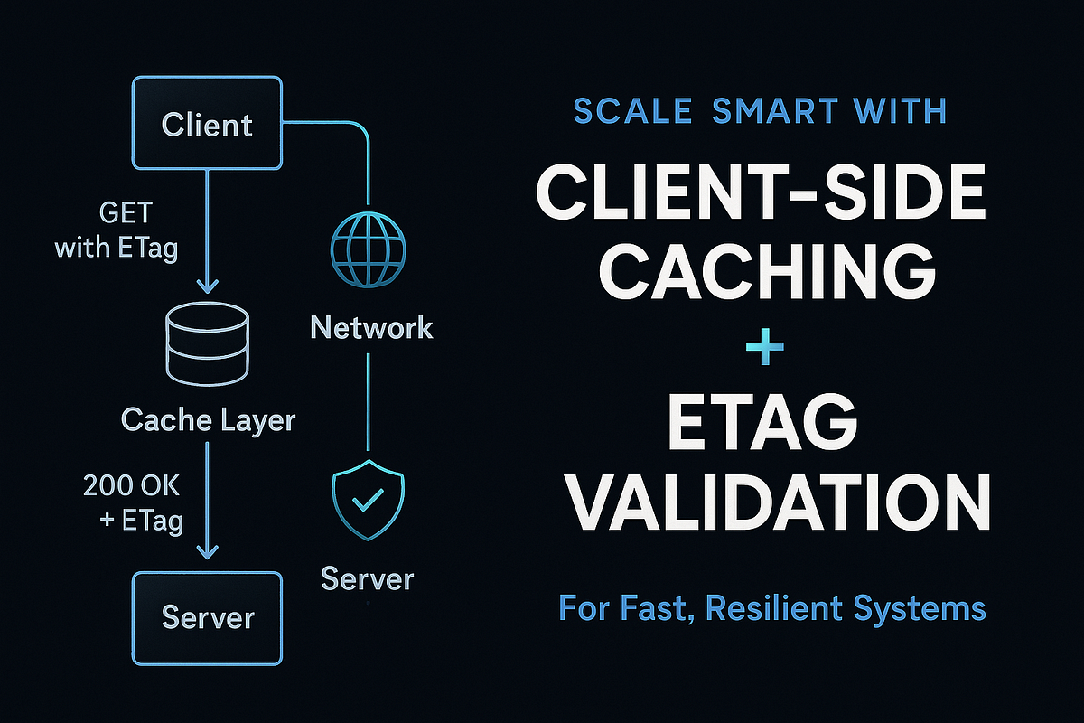 System Architecture : Client-Side Caching Layer with ETag Validation | by ScalaBrix | Dev Nectar ...