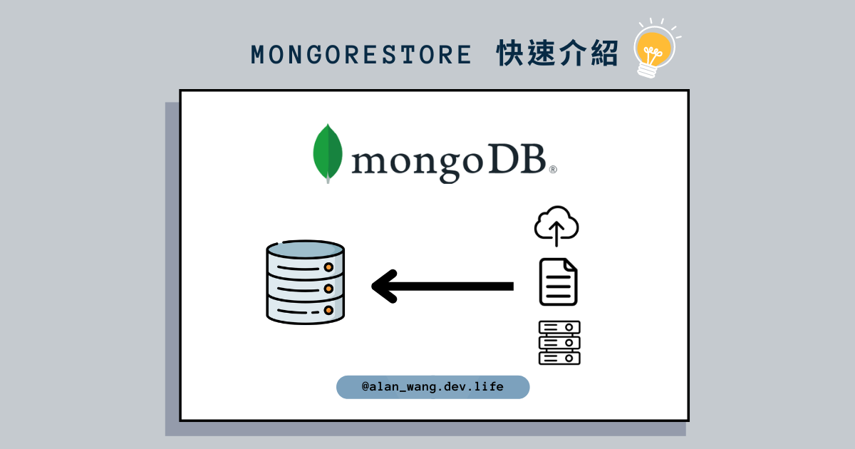 MongoRestore 快速介紹. 👨‍💻簡介 上一篇介紹了… | by Alandev | Sep, 2024 | Medium
