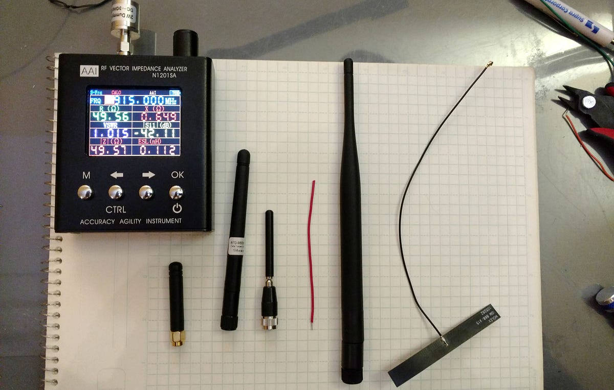 Testing LoRa Antennas at 915MHz. I’ve been working on LoRa systems and ...