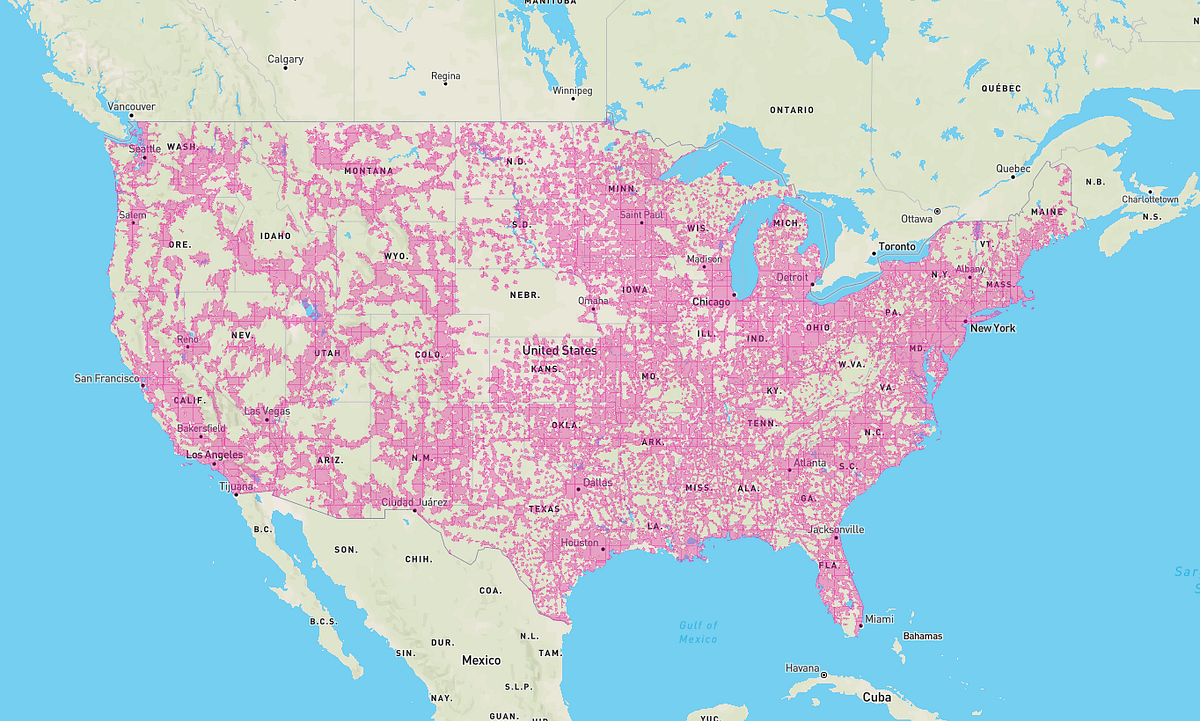 Adding Cellular Coverage Layers to Mapbox | by John Bernazzani | Medium