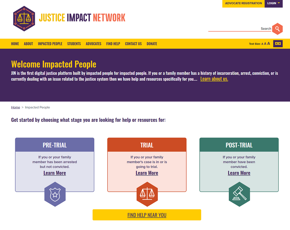 Designing for Very Different Users — Justice Impact Network (Part II ...