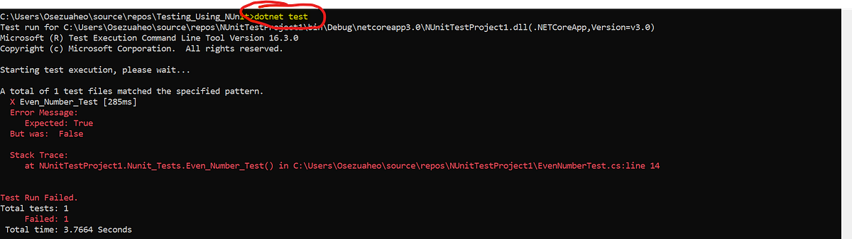 Unit Testing In Net Core Using Nunit By Ofure Medium 4420