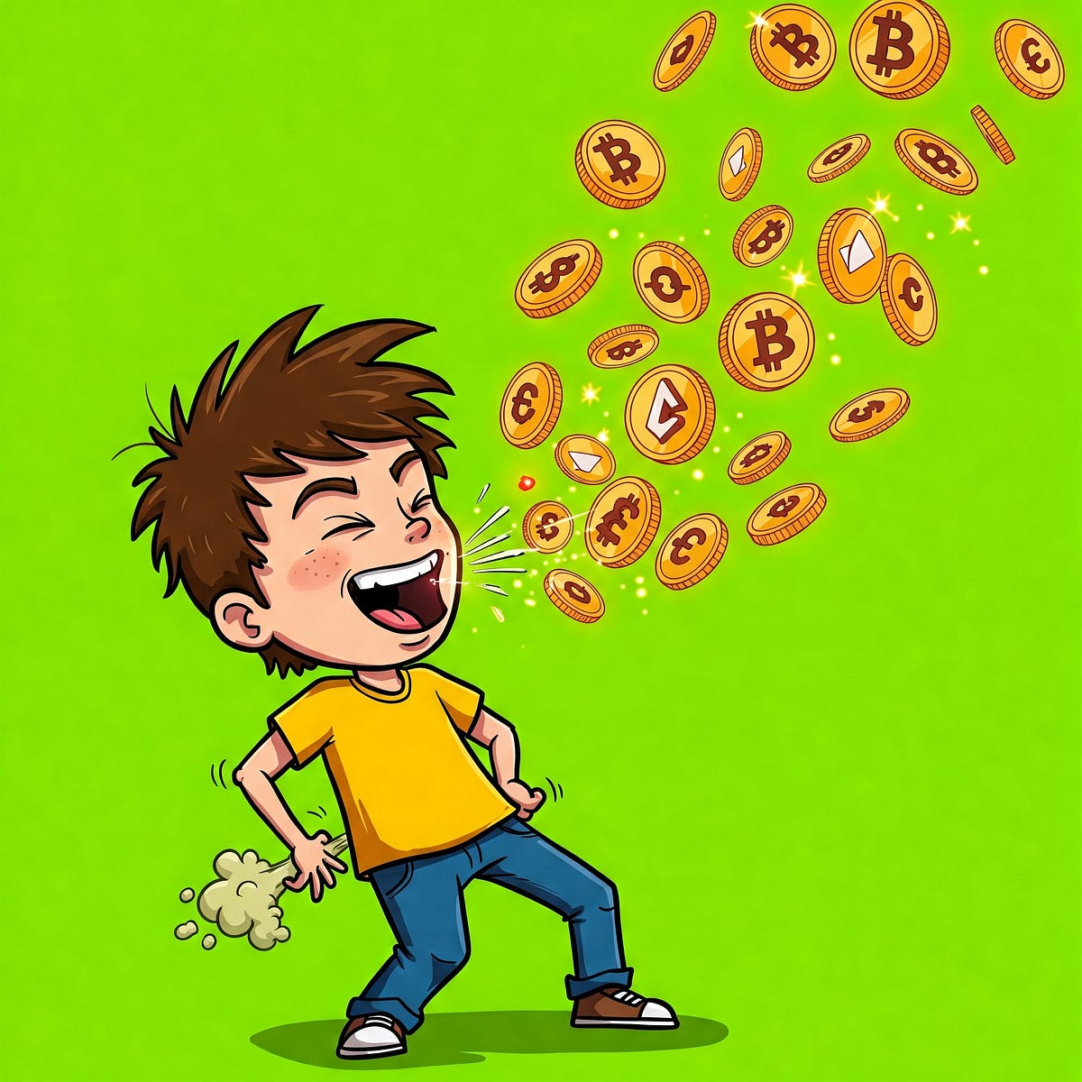 Fartcoin, a meme-based cryptocurrency on the Solana blockchain ...