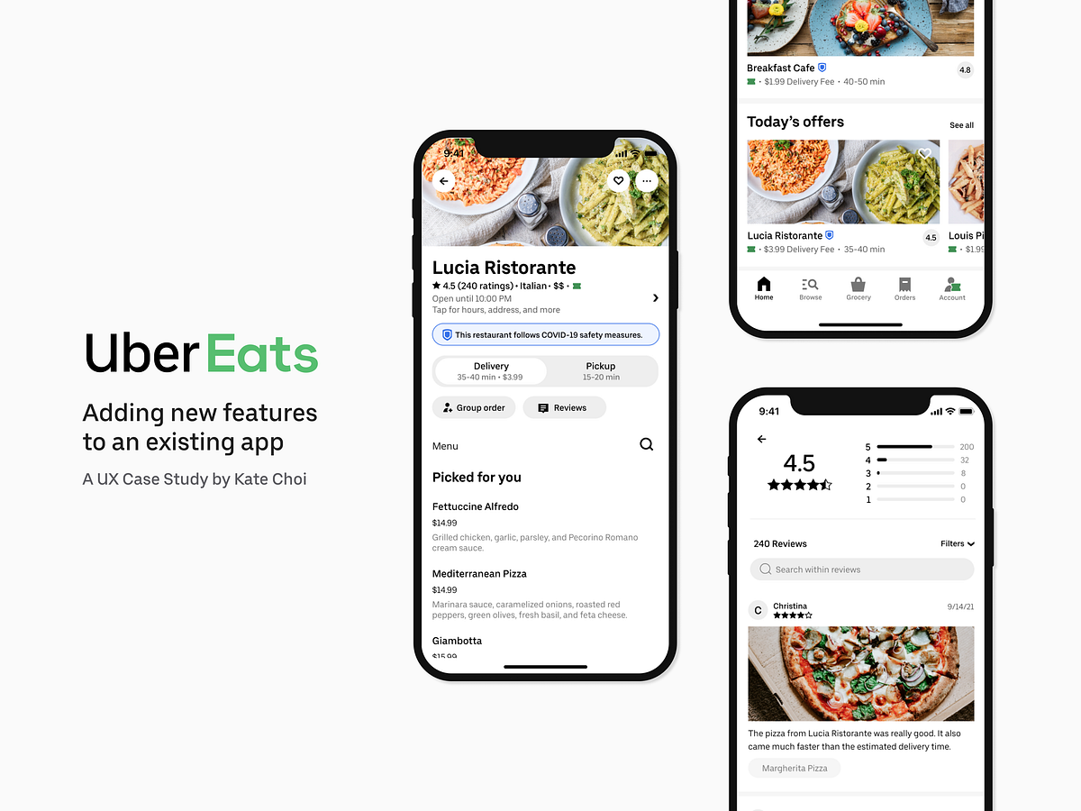 Uber Eats mobile design. Mobile system design for a simpler… | by abhinesh chandra | Medium