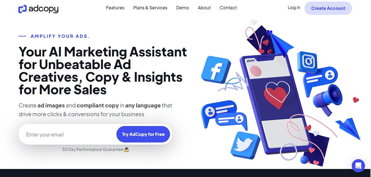 AdCopy.ai review: The AI-Powered Ad Copy Generator You Need | by Jacquelinetrombly | Medium