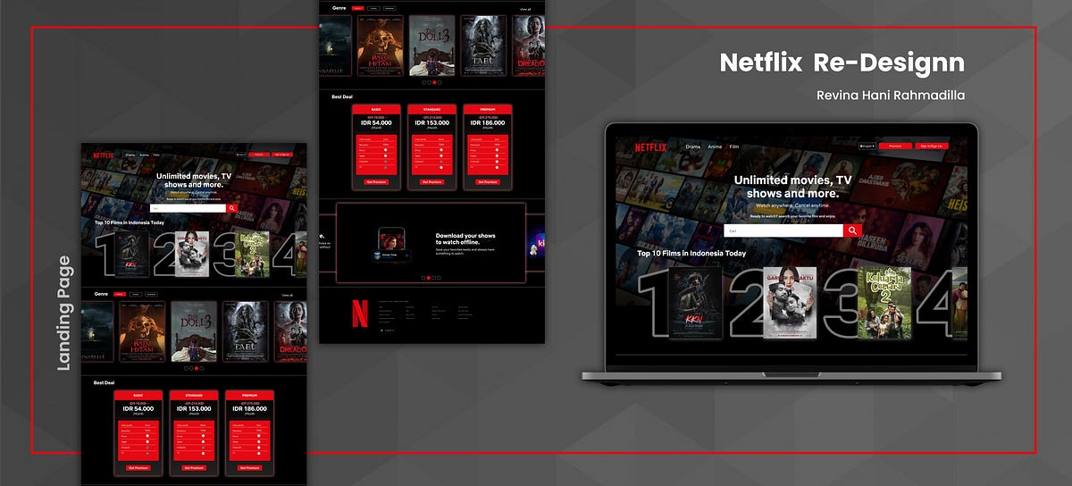 Final Project — Redesign Website Netflix | by Revina Hani | Medium