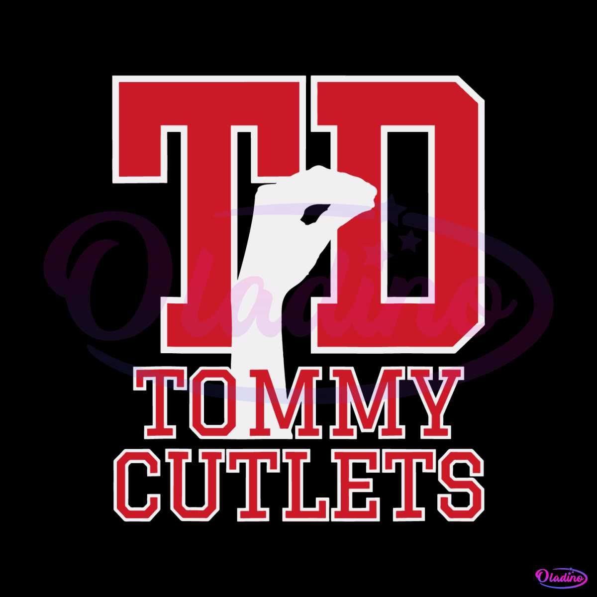 Vintage Tommy Cutlets Football Player SVG - Charles Young - Medium